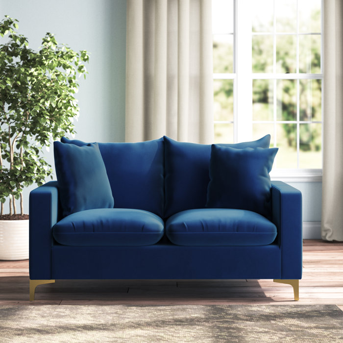 Willa Arlo Interiors Shumpert 58 Upholstered Loveseat And Reviews Wayfair